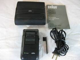 BRAUN 5556U Rechargeable Shaver Manuals Plugged Bat